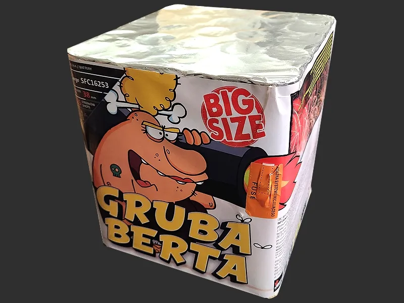 SFC16253 Gruba Berta 25st 38mm - Tanie Fajerwerki