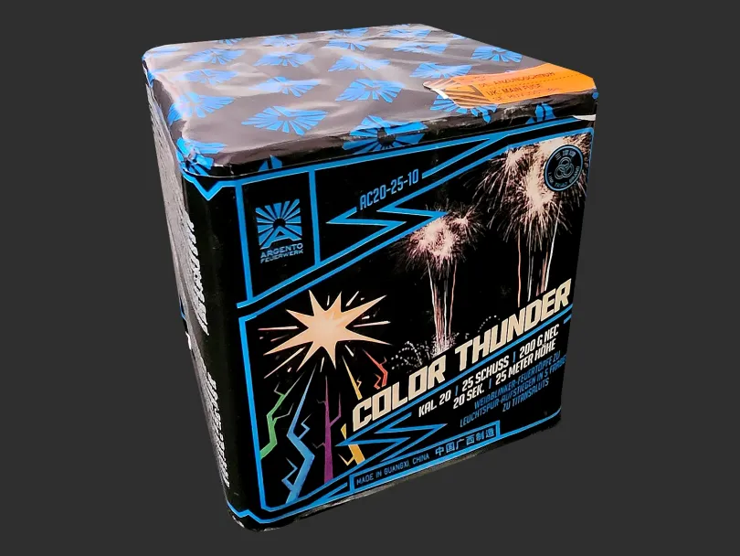 AC20-25-10 Color Thunder - Tanie Fajerwerki