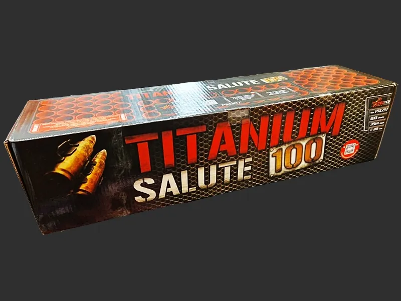 PXC217 Titanium Salute - Tanie Fajerwerki