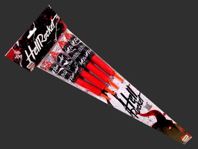 Rakiety 4 szt. RS4H14 Hell Rocket Klasek - Tanie Fajerwerki