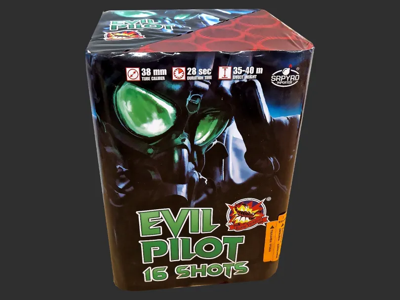 CLE4357 Evil Pilot 16st 38mm - Tanie Fajerwerki